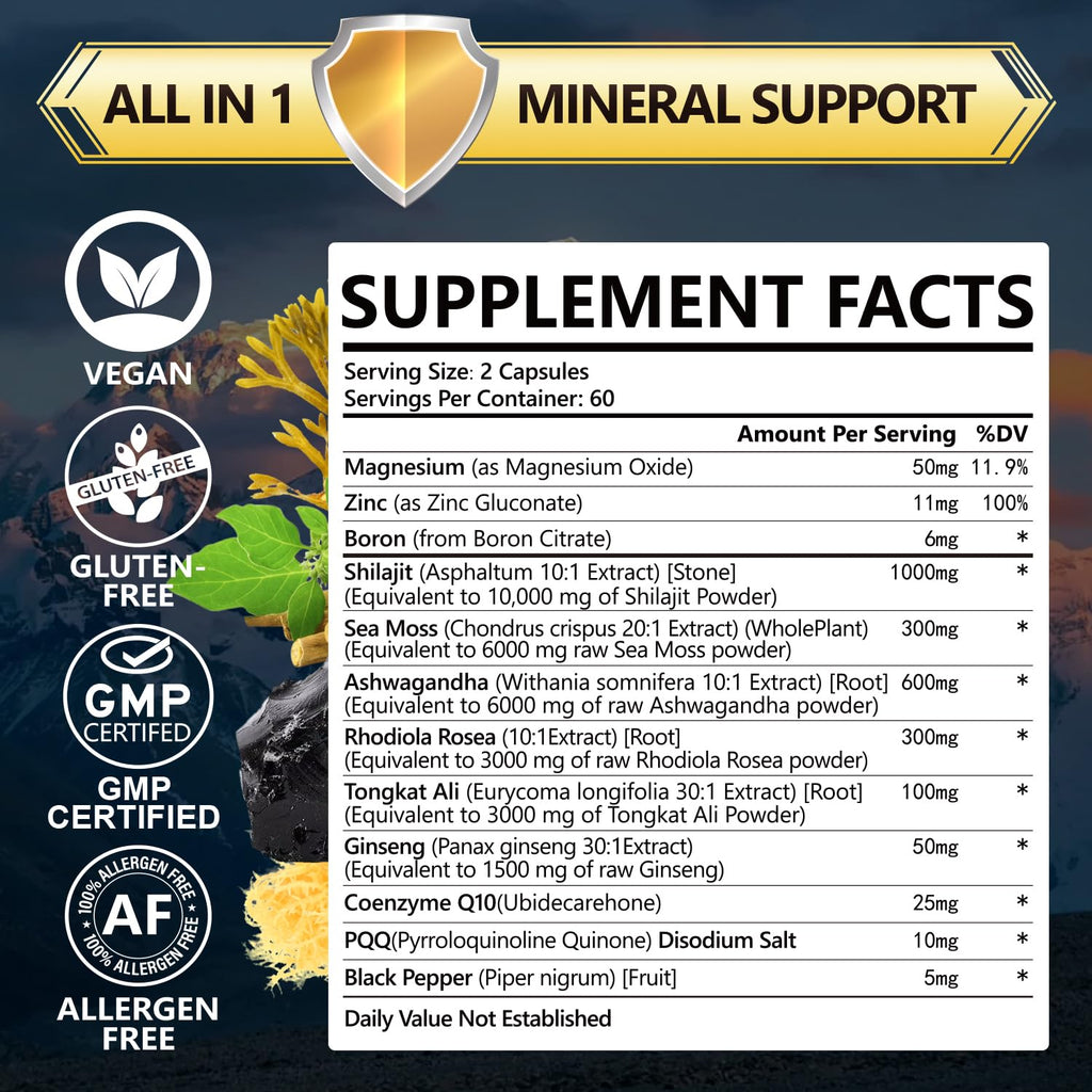 Trace minerals for men and women