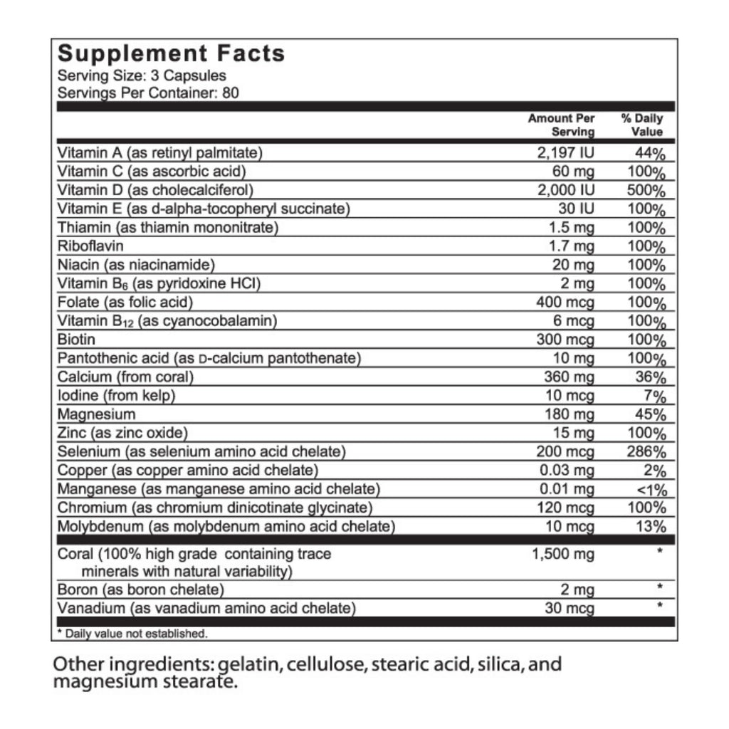 trace minerals for optimal calcium absorption