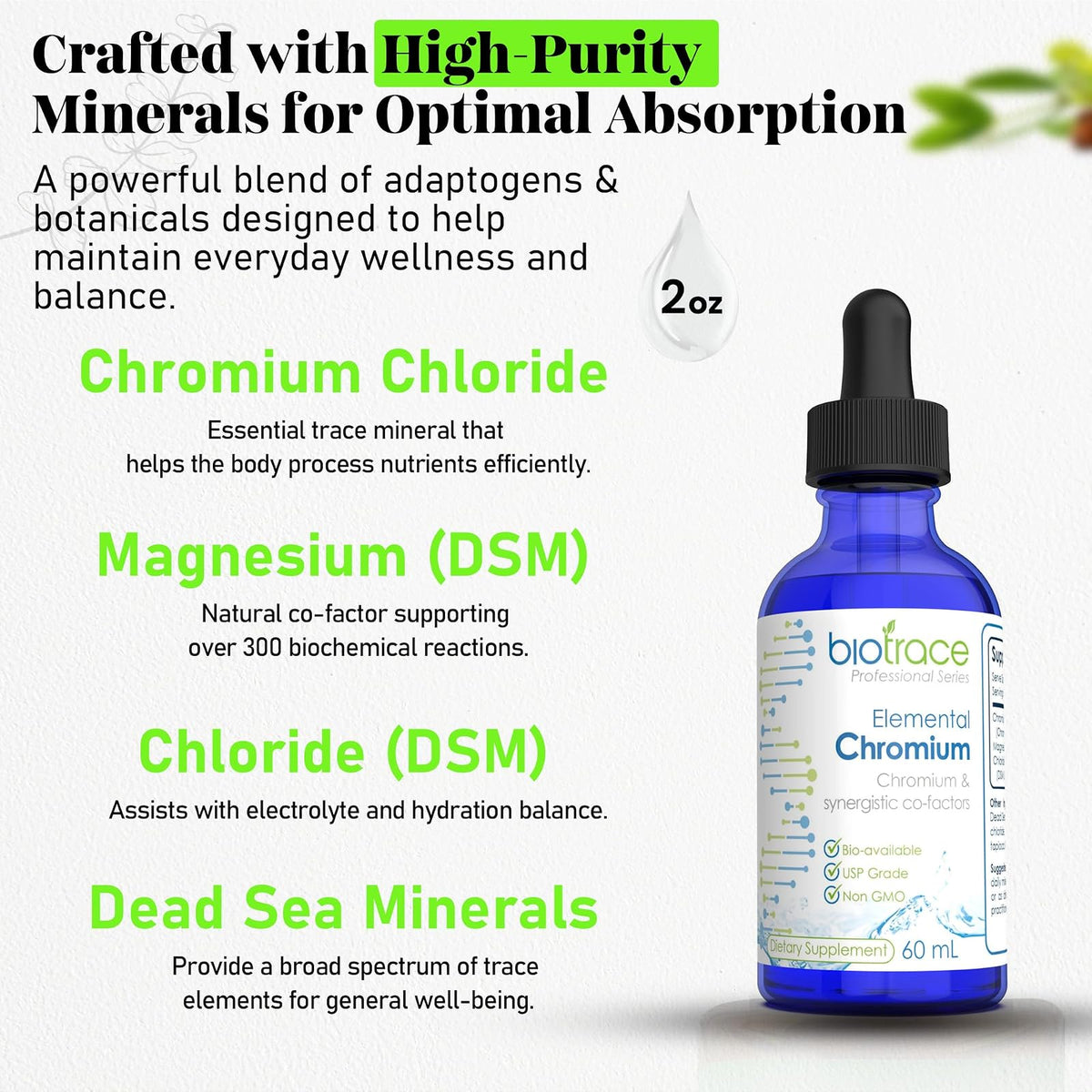 Trace minerals for optimal wellness