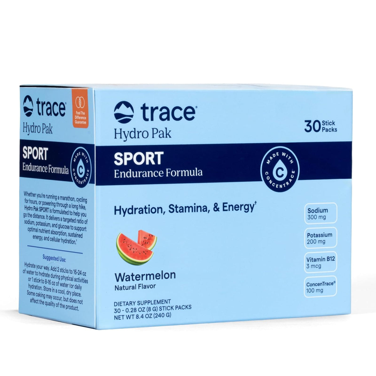 Trace Minerals Hydro Pak Sport Watermelon hydration