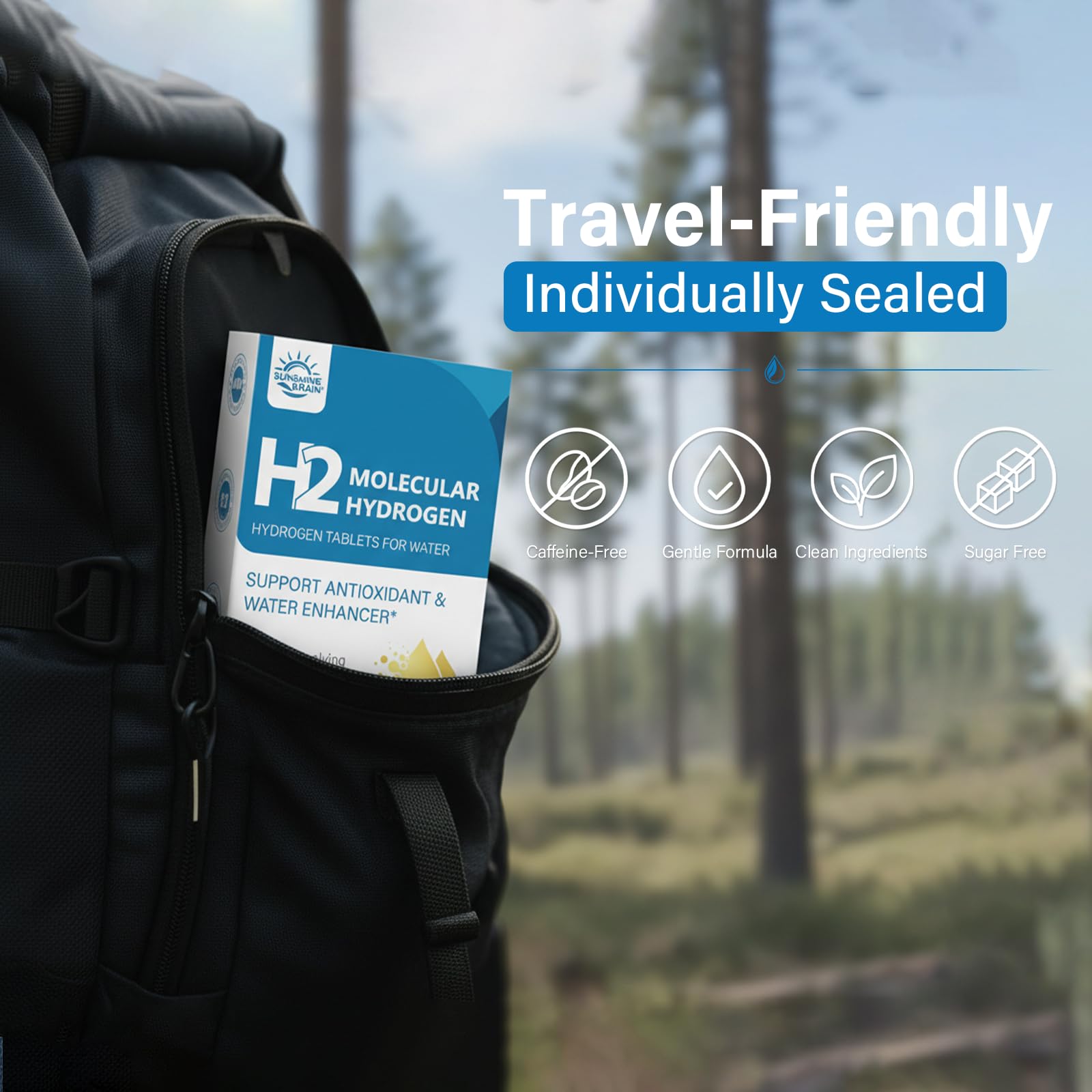 Trace minerals in hydrogen H2 tablets