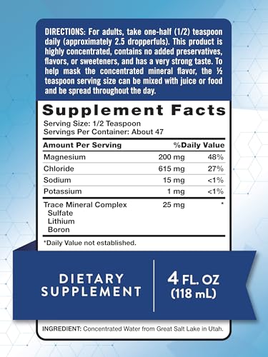 trace minerals in magnesium drops