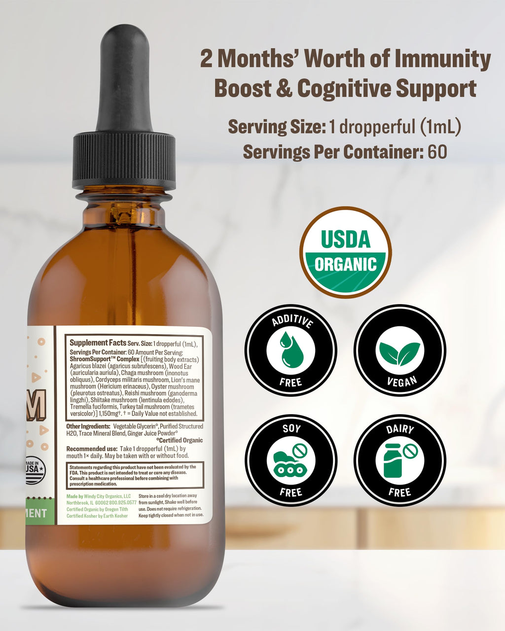 trace minerals in mushroom complex