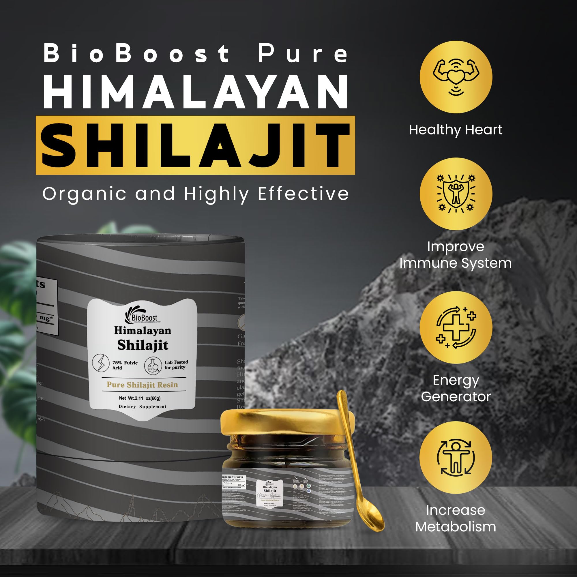 Trace minerals in shilajit resin