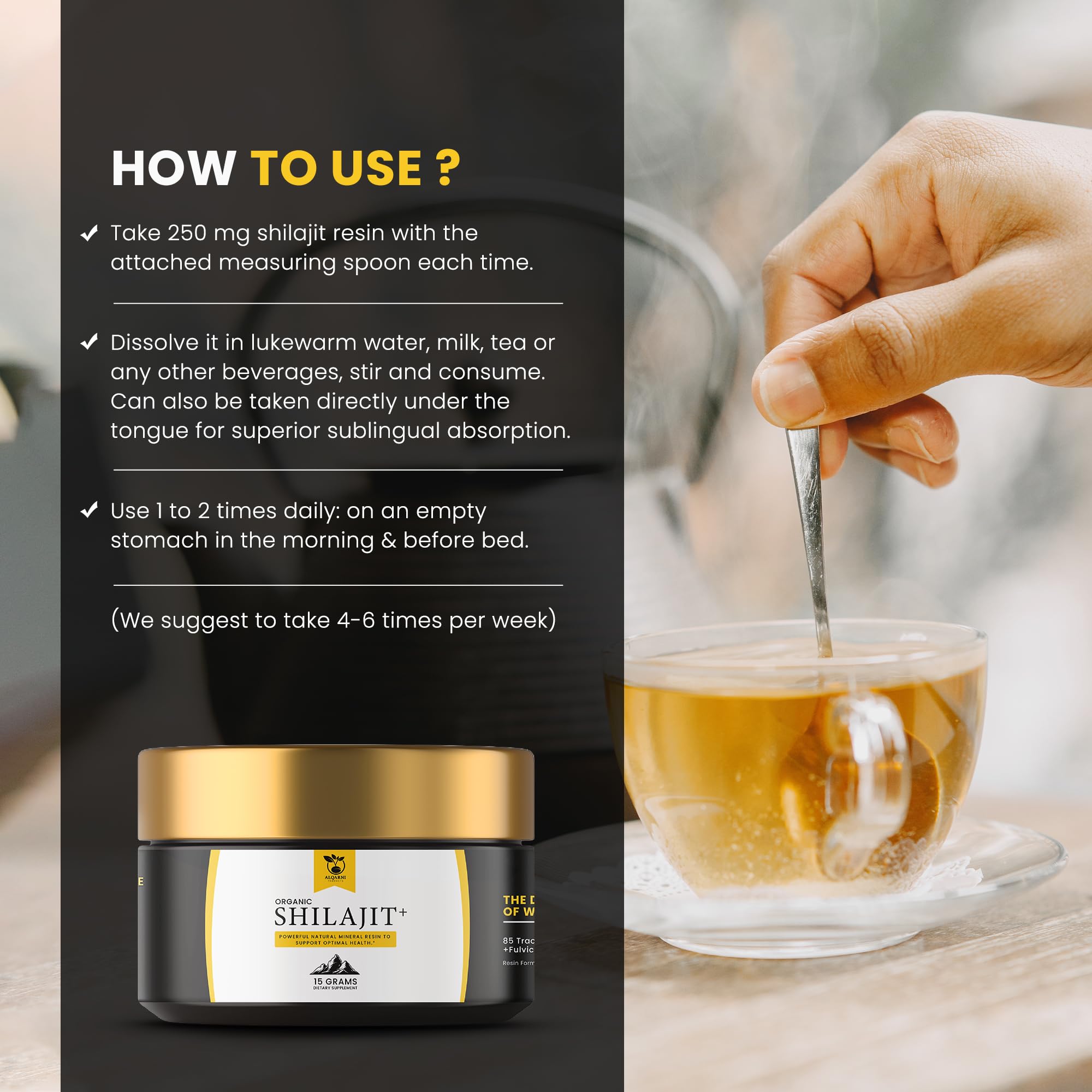 trace minerals in shilajit resin