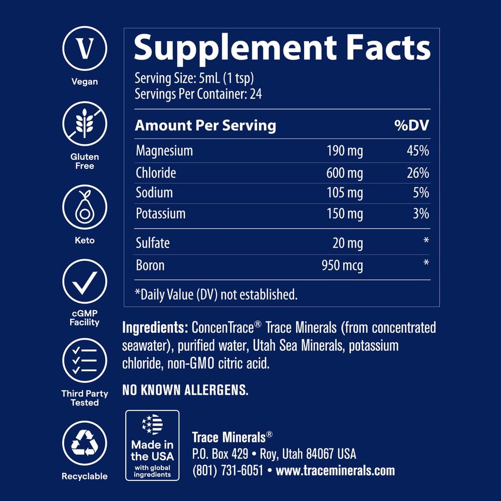 Trace Minerals Keto electrolyte formula