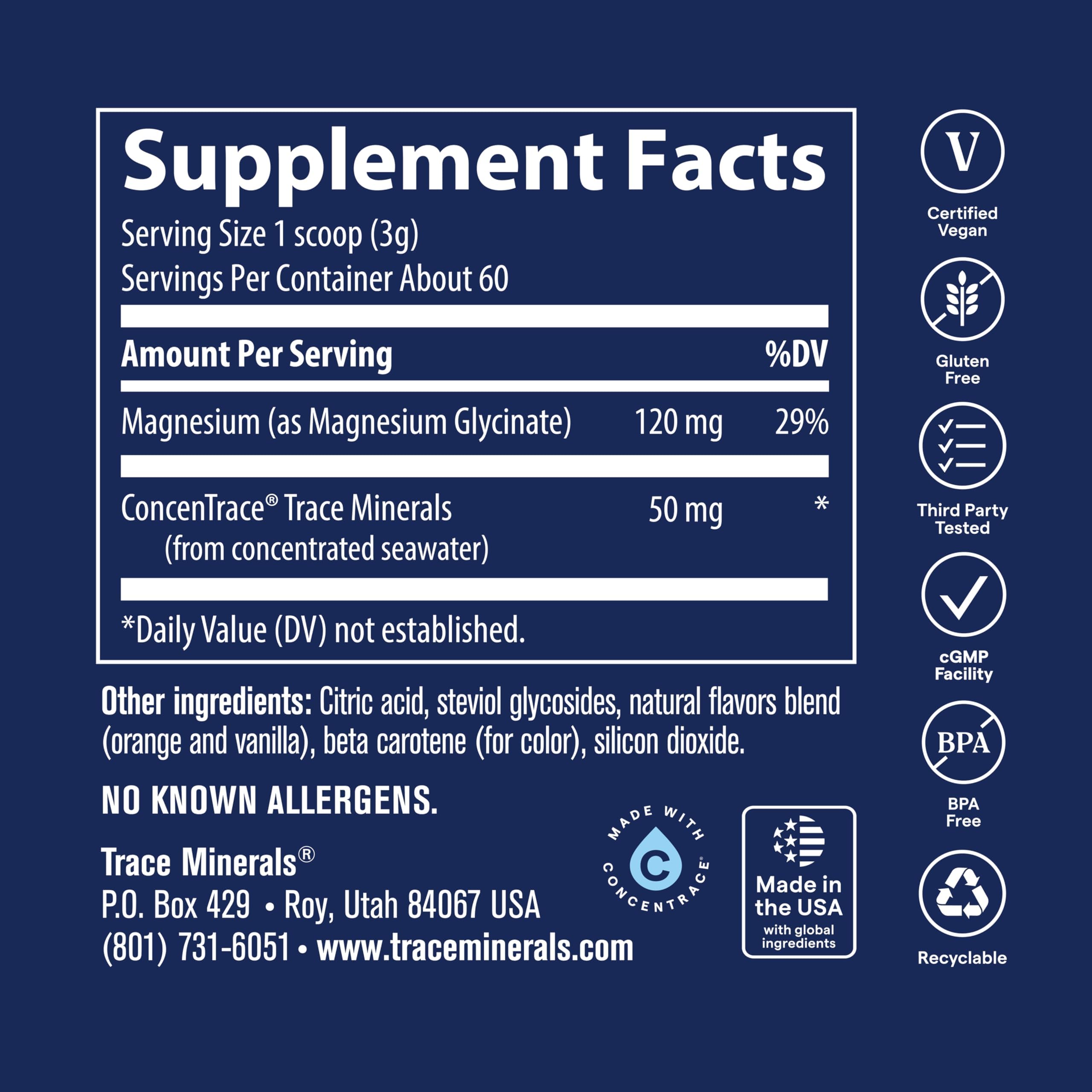 trace minerals magnesium for overall health
