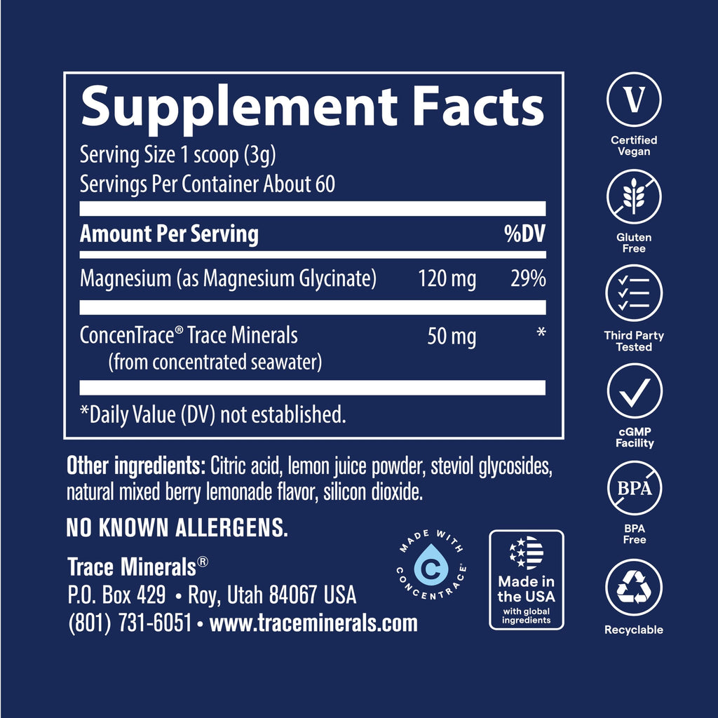 trace minerals magnesium for stress relief