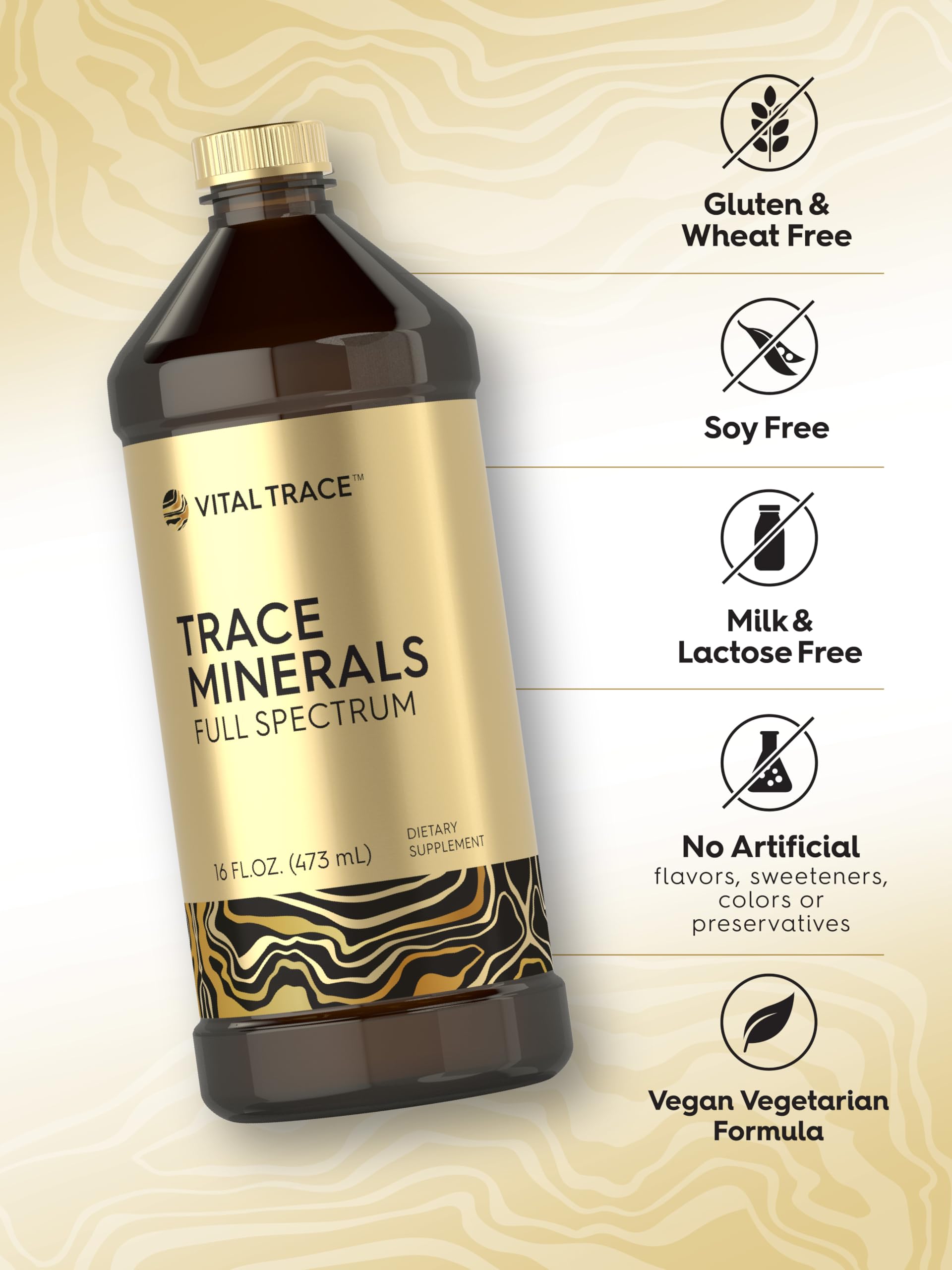 Trace minerals supplement for energy