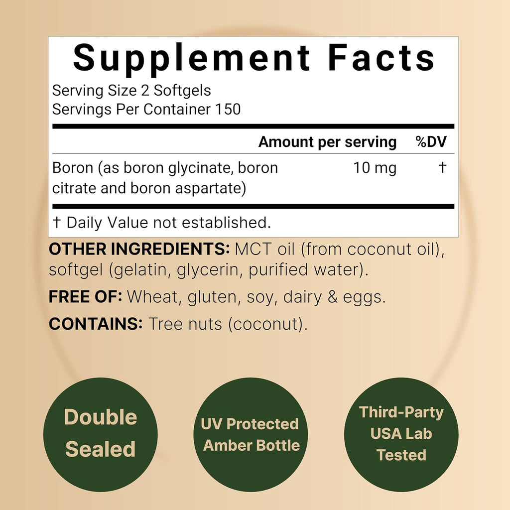 Trace minerals supplement for hormonal balance