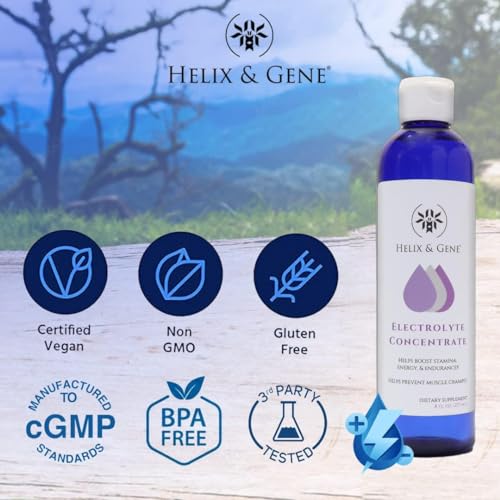 trace minerals supplement with glass bottle