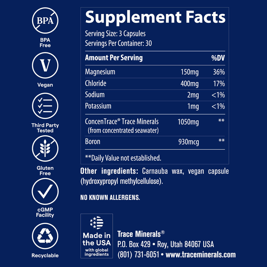 trace minerals support for active lifestyles