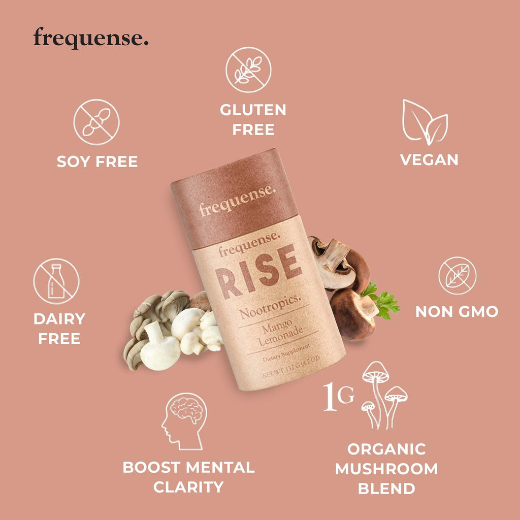 Trace minerals with mushrooms and coffee