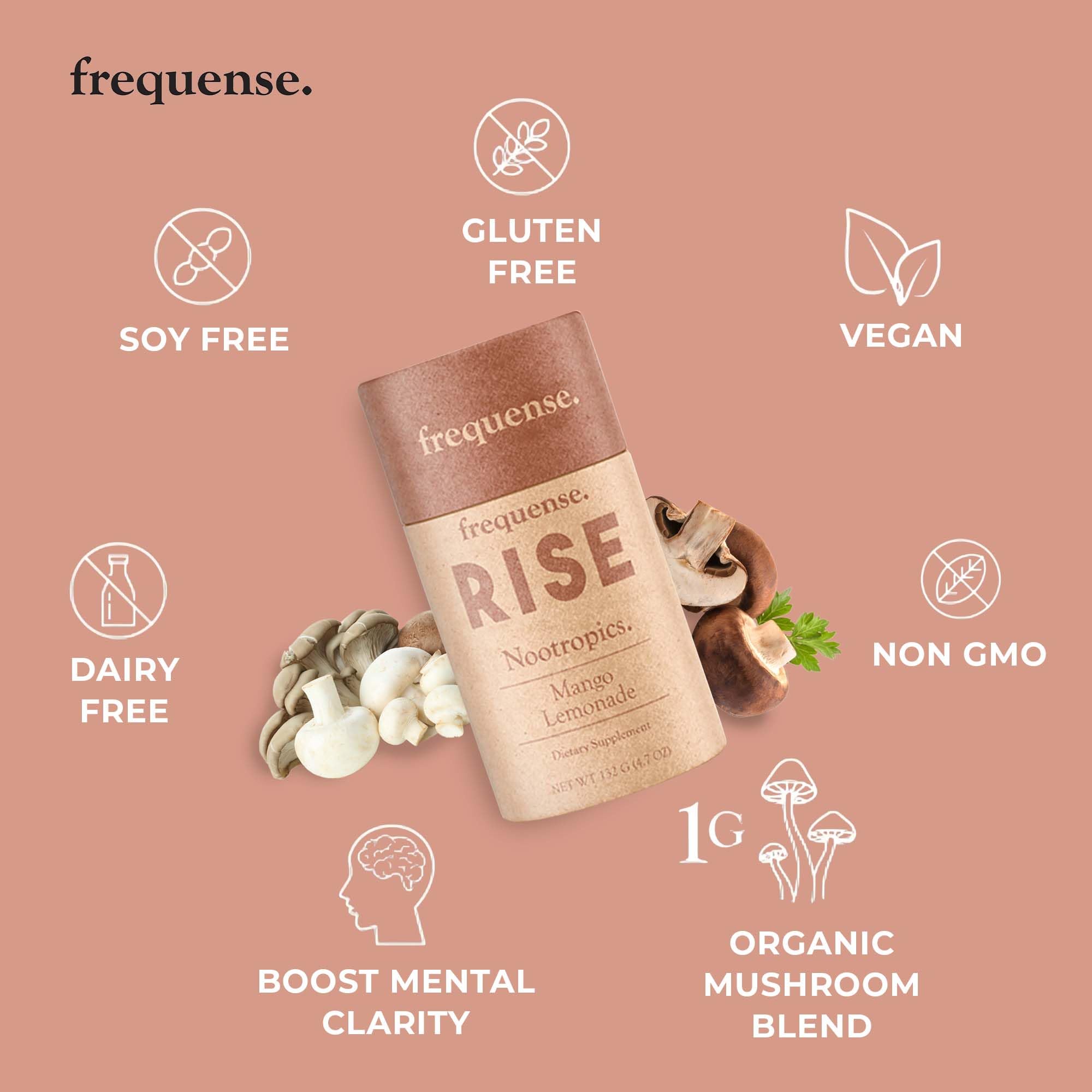 Trace minerals with mushrooms and coffee