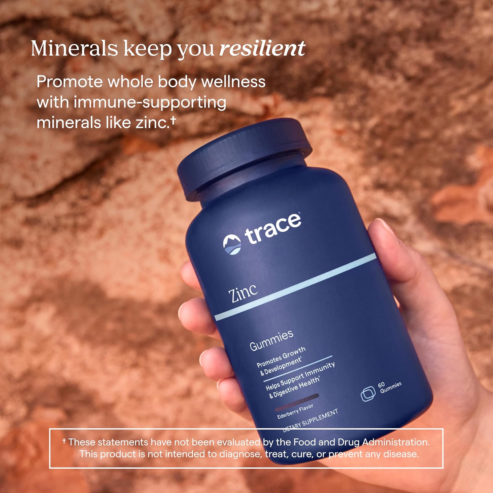 Trace Minerals Zinc Gummies for kids and adults
