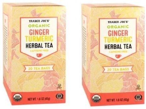 Trader Joe's organic ginger turmeric tea bags