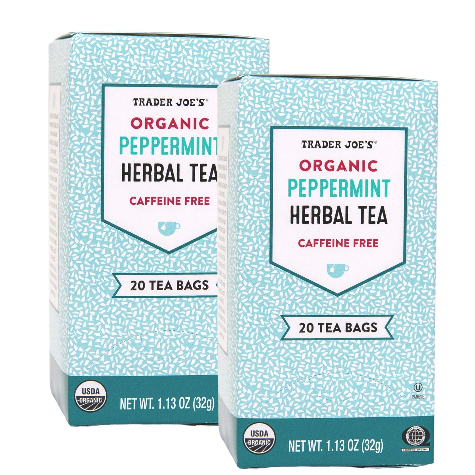 Trader Joe's organic peppermint tea bags