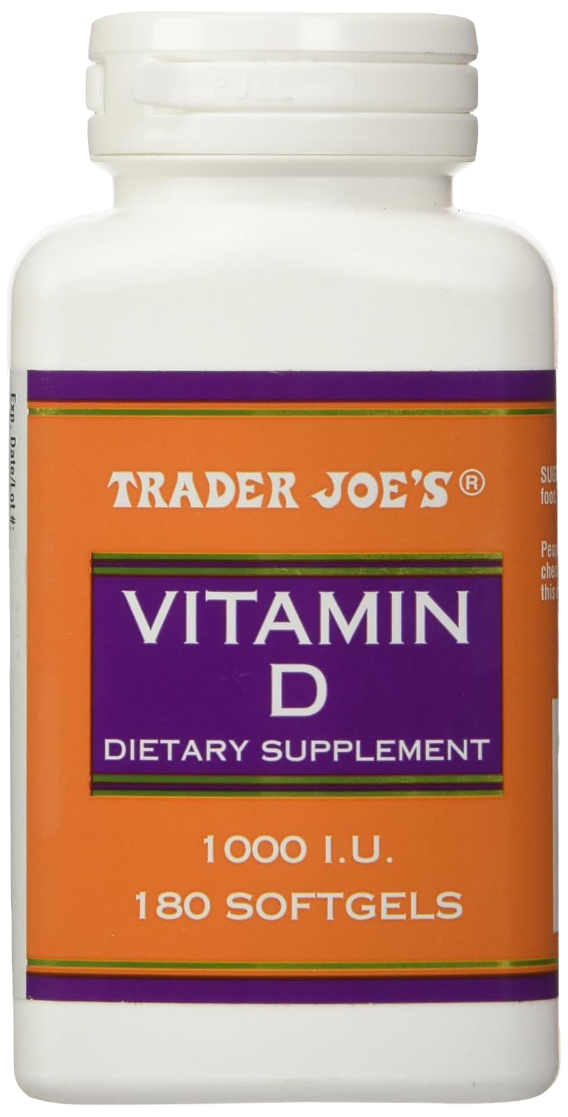 Trader Joe's Vitamin D3 softgels