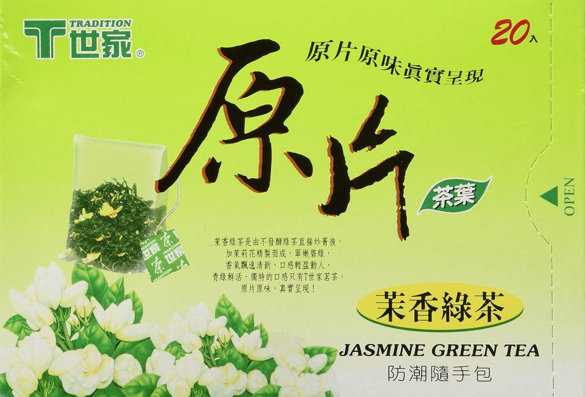 Tradition Jasmine Herbal Green Tea bags