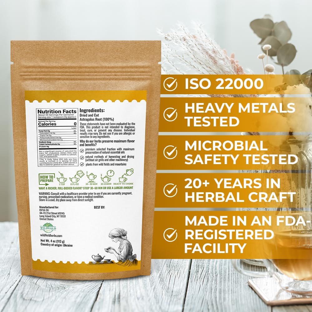 traditional astragalus root infusion
