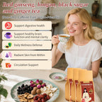 Traditional Chinese herbal remedy tea