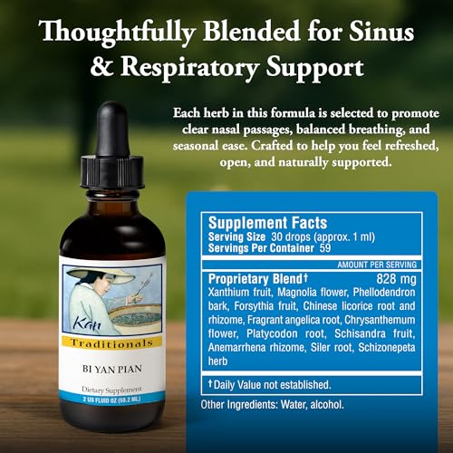 Traditional Chinese herbal sinus solution