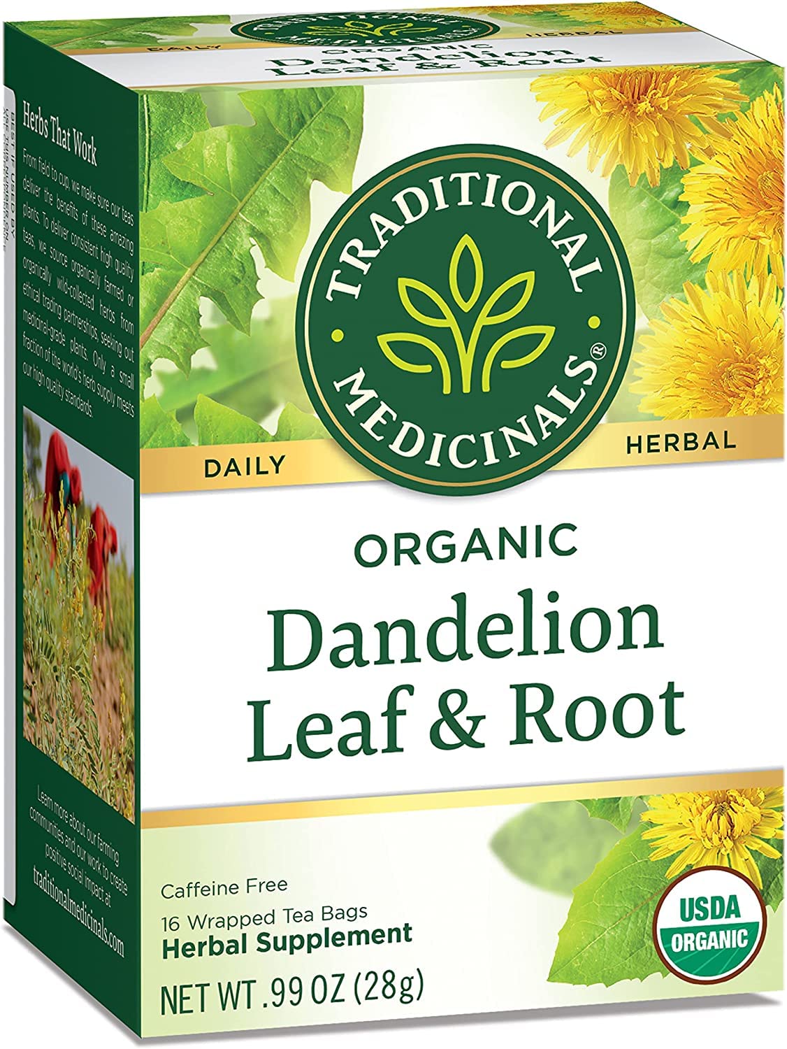 traditional dandelion leaf infusion