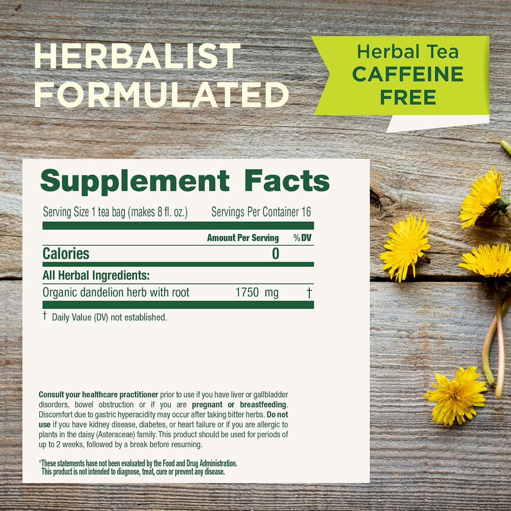 traditional dandelion tea for liver health