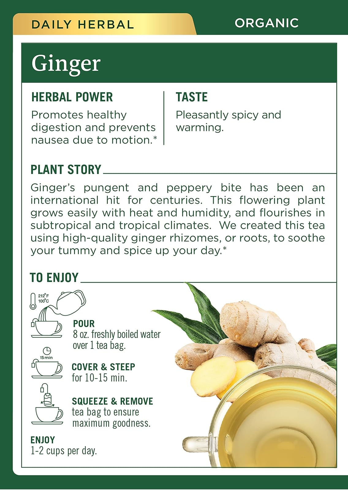 traditional ginger tea for wellness