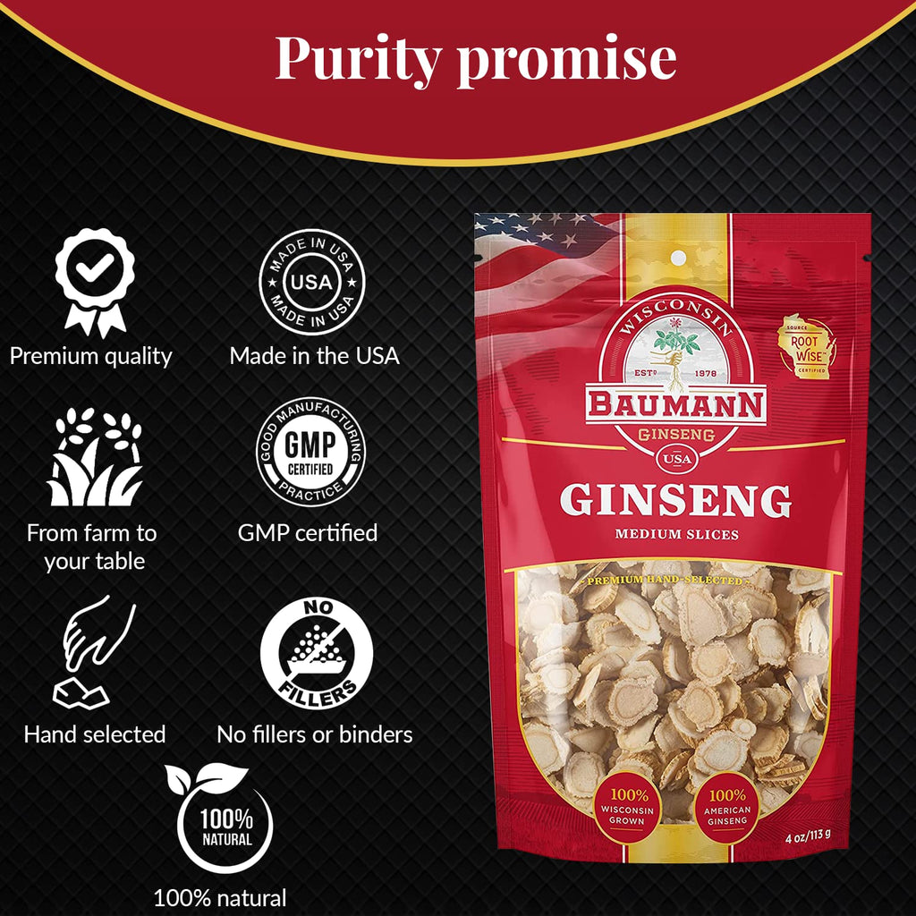 traditional ginseng remedy medium slices