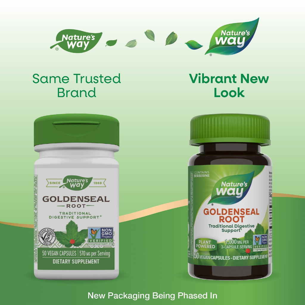 traditional herbal goldenseal supplement