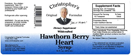 traditional herbal remedy hawthorn syrup