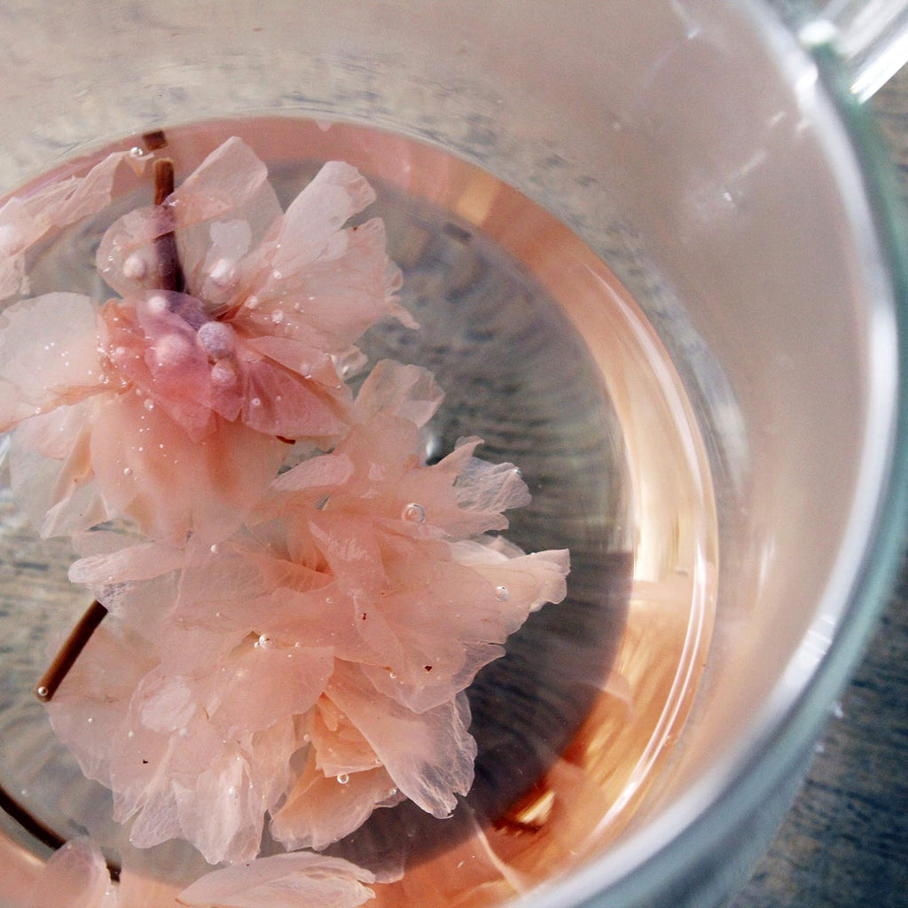 traditional Japanese cherry blossom tea
