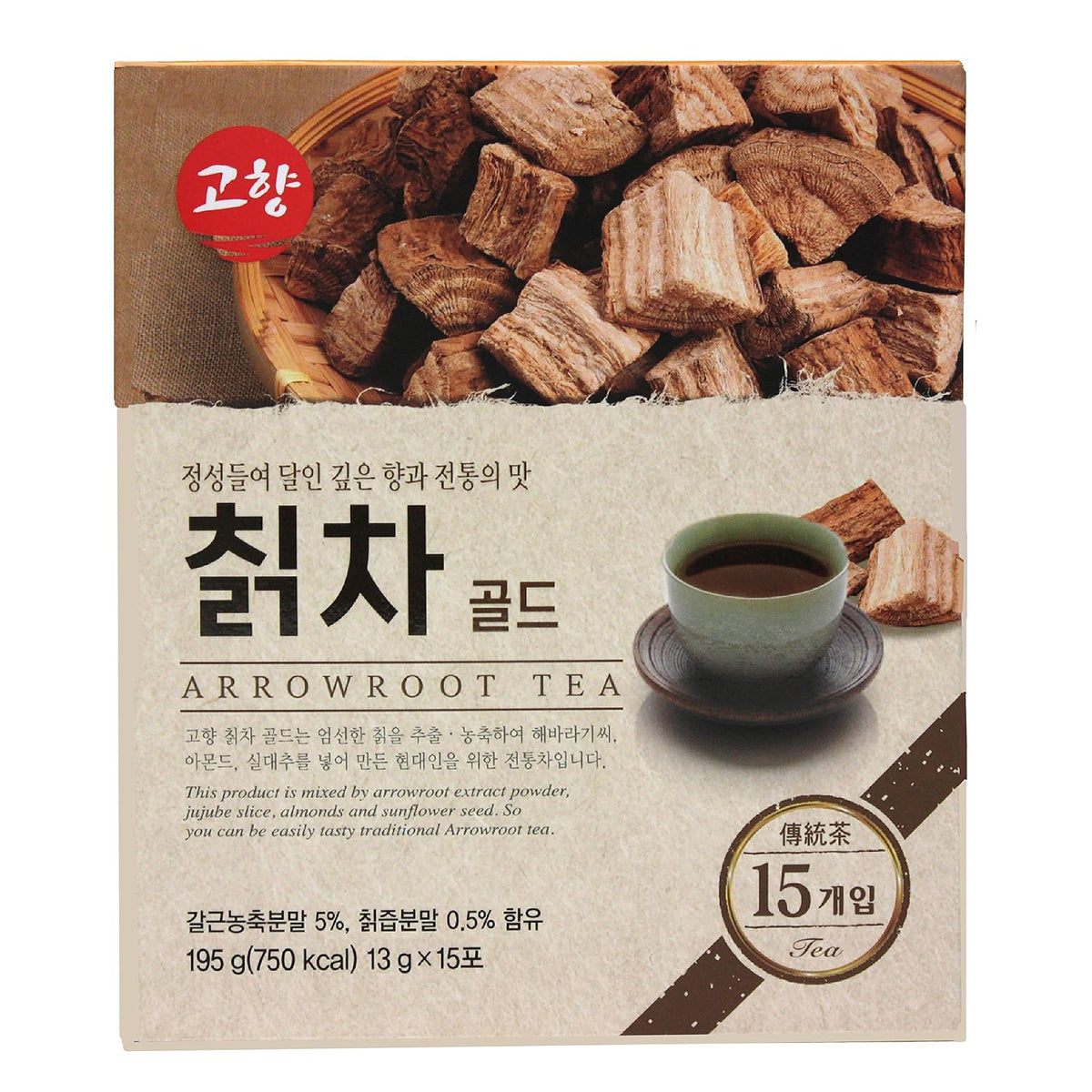 traditional Korean arrowroot tea bags