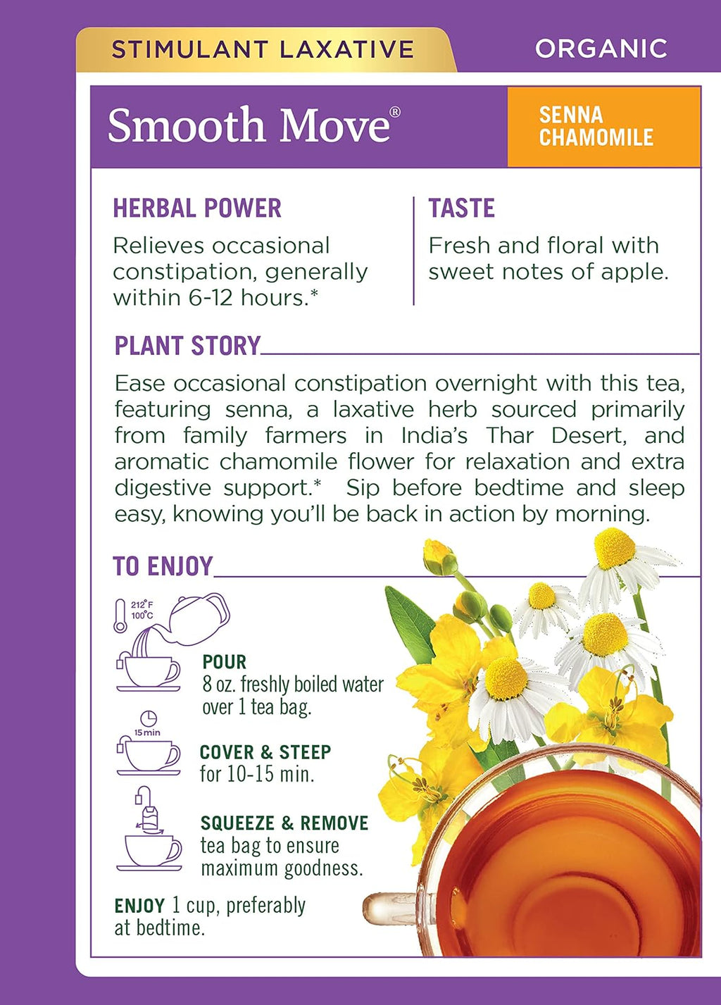 Traditional Medicinals chamomile tea blend