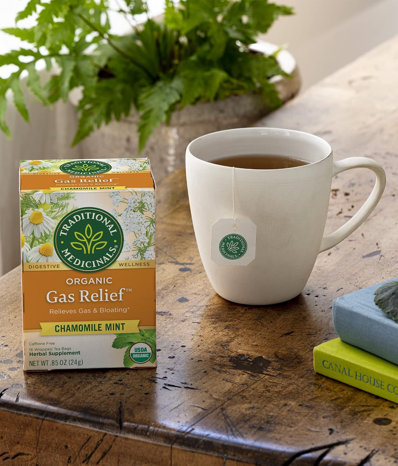 Traditional Medicinals gas relief tea