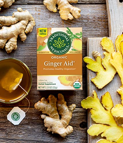 traditional medicinals ginger tea for wellness