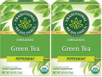 Traditional Medicinals green tea peppermint bags