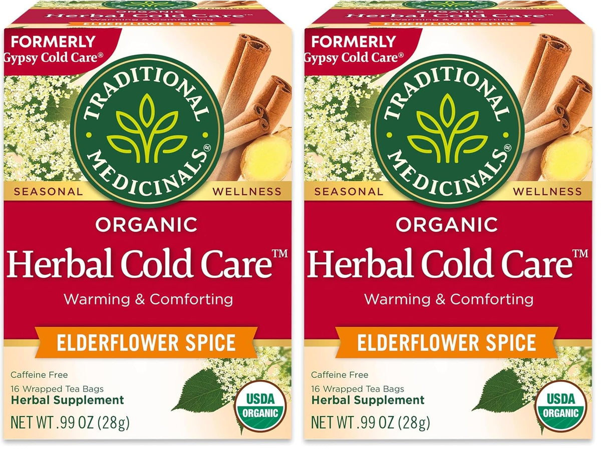 Traditional Medicinals herbal cold care tea