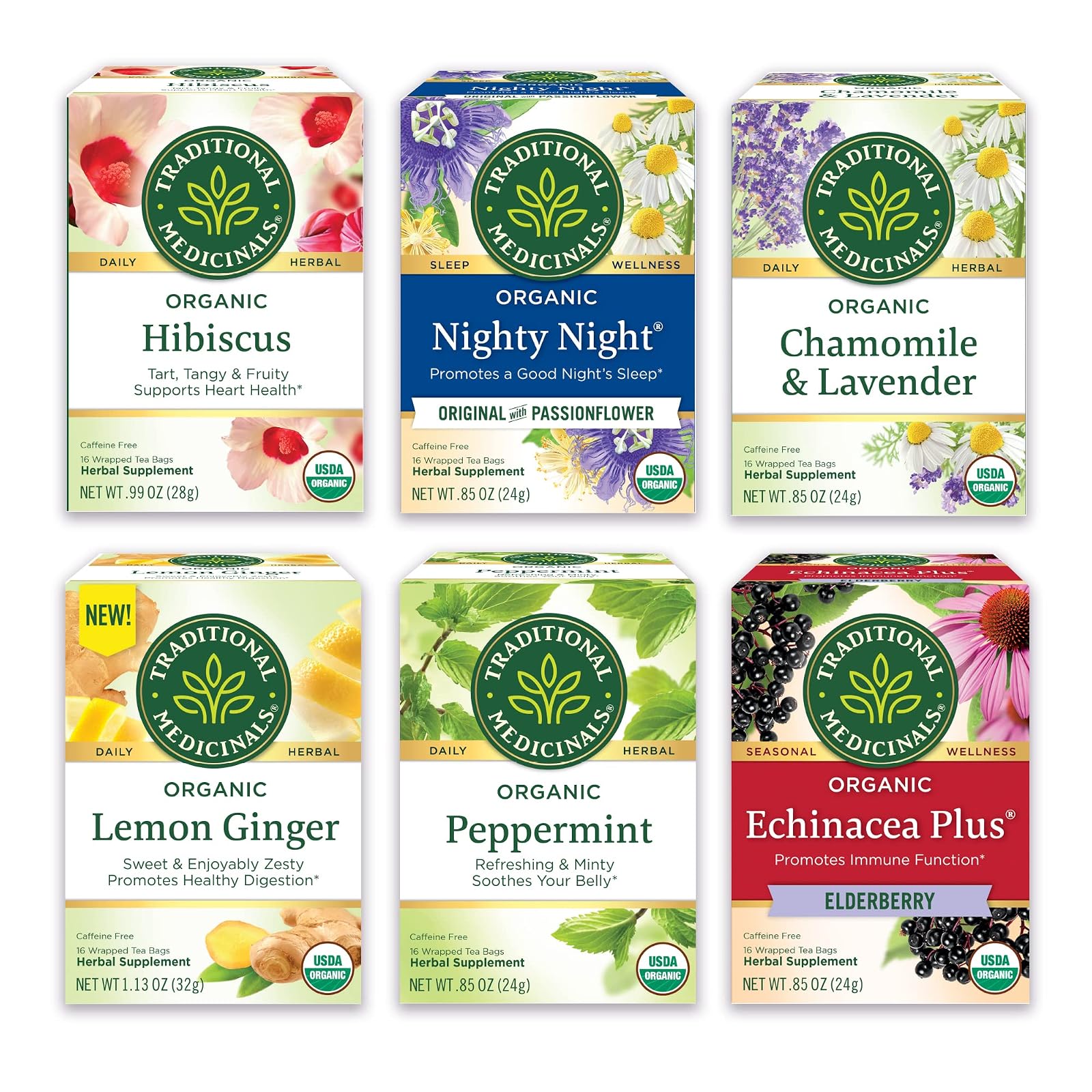 Traditional Medicinals herbal tea bags