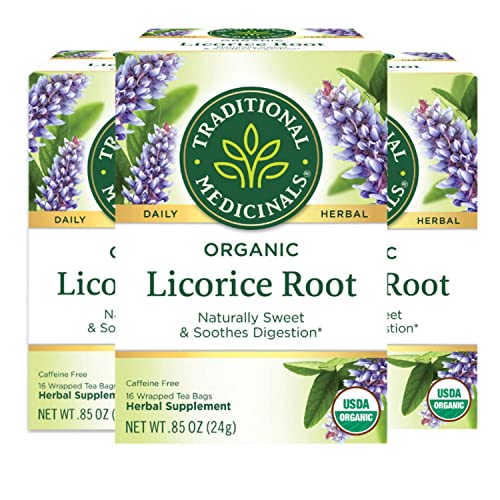 Traditional Medicinals licorice root herbal tea