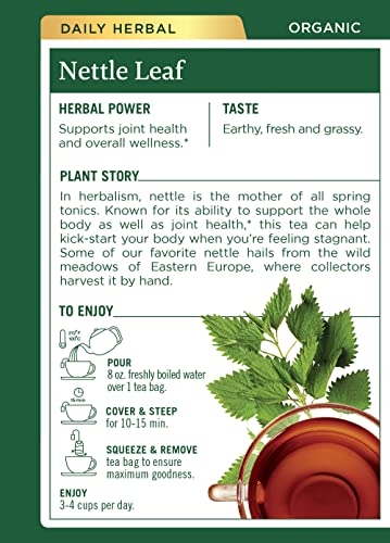 traditional medicinals nettle tea pack