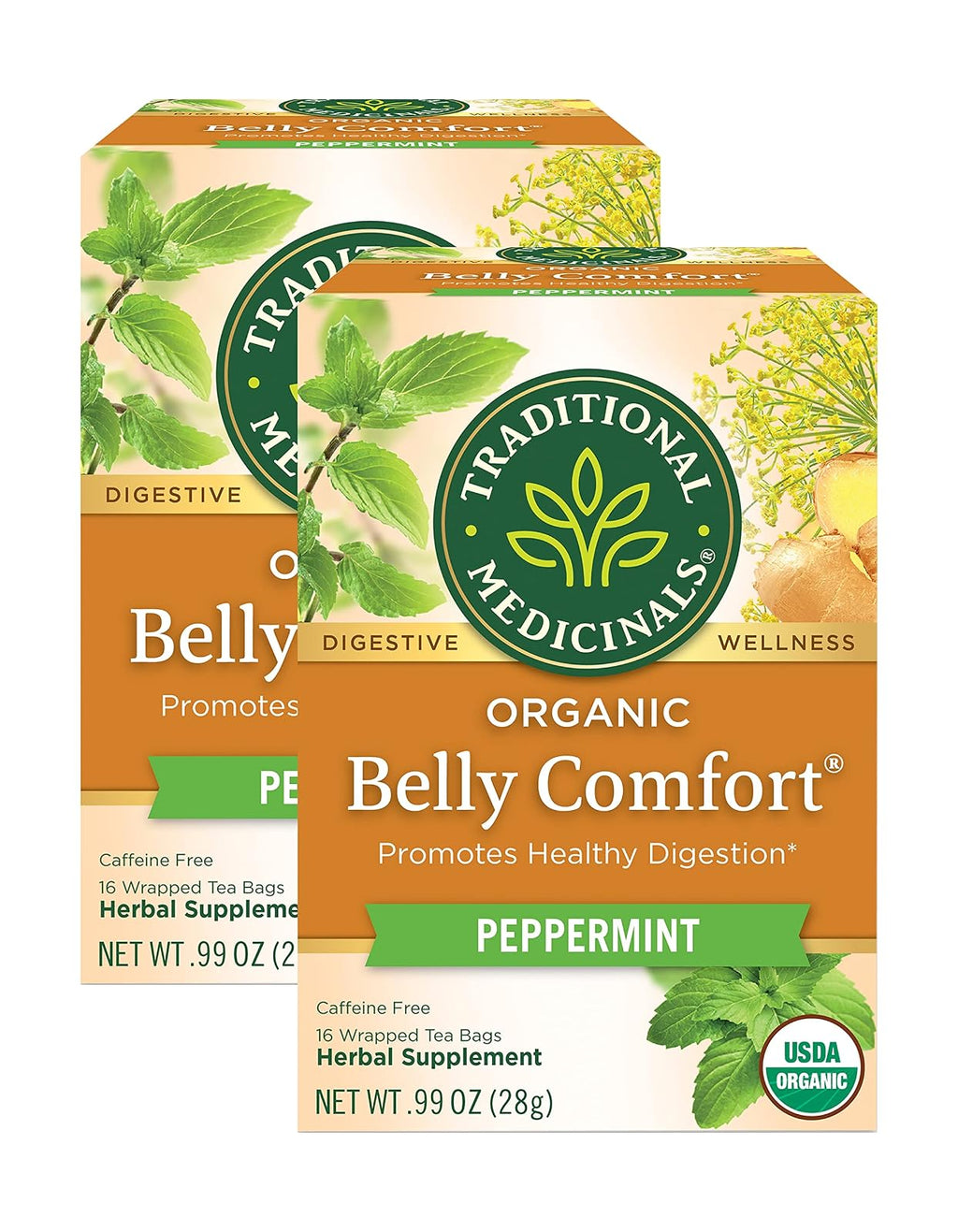Traditional Medicinals peppermint tea bags