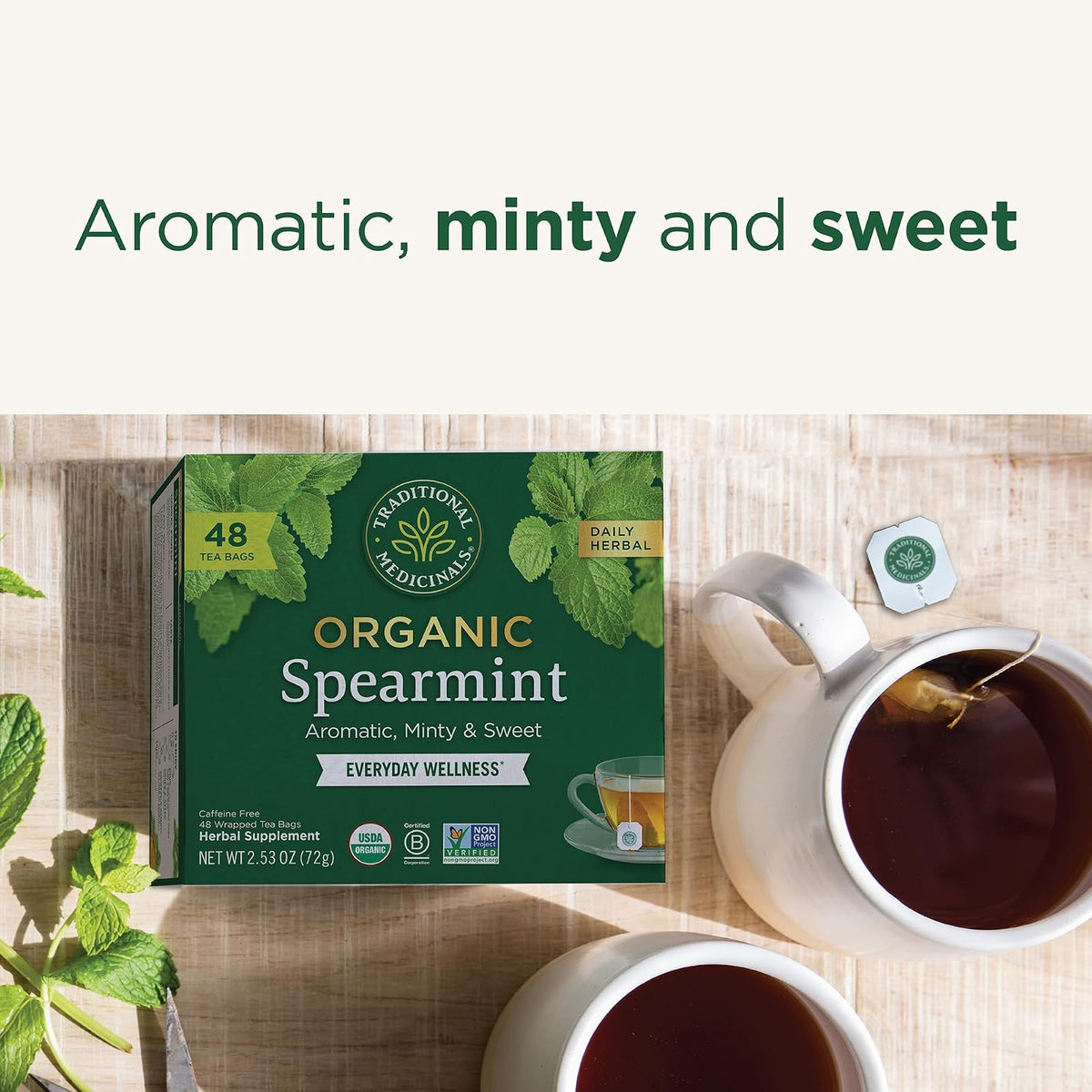 Traditional Medicinals spearmint infusion
