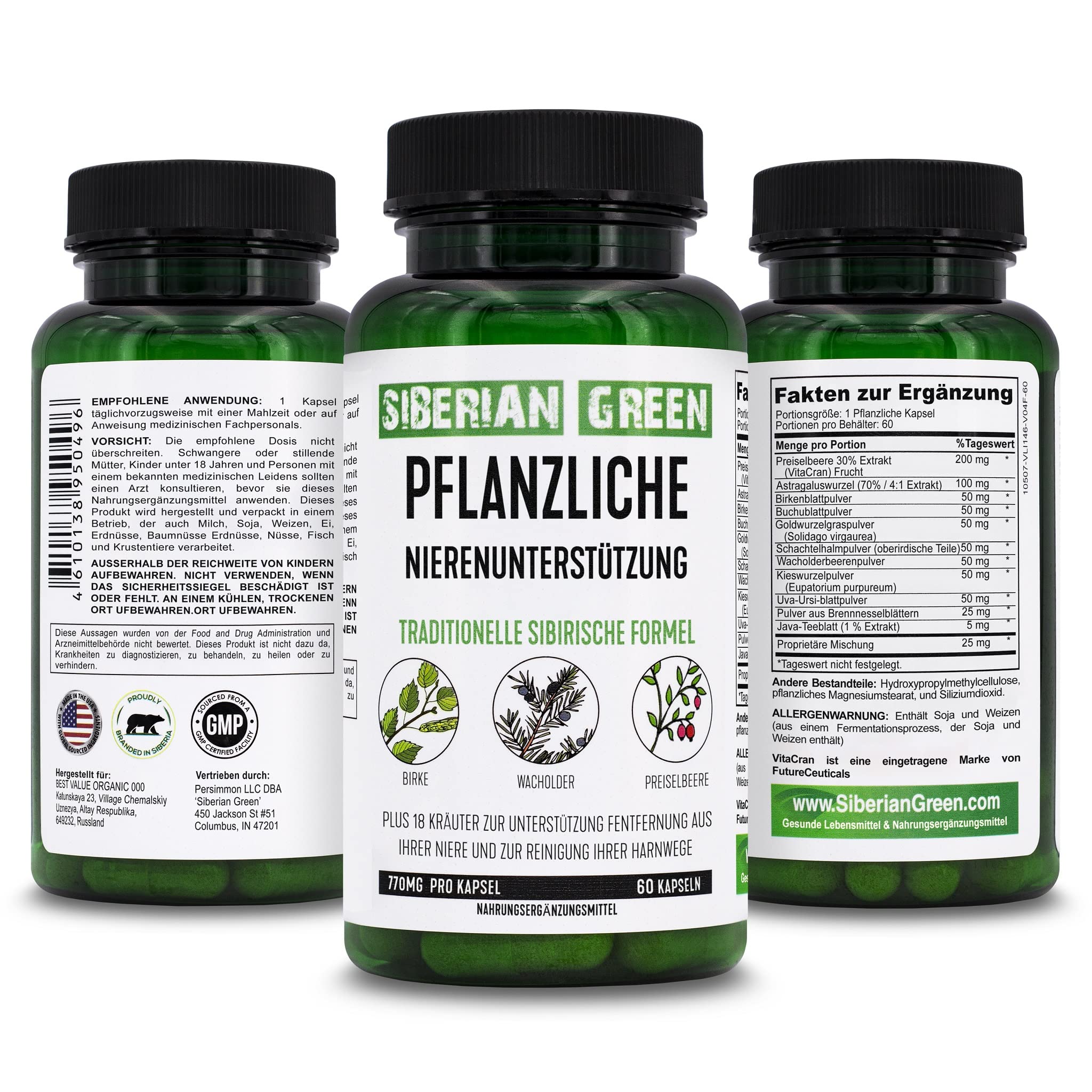traditional Siberian herbal detox formula