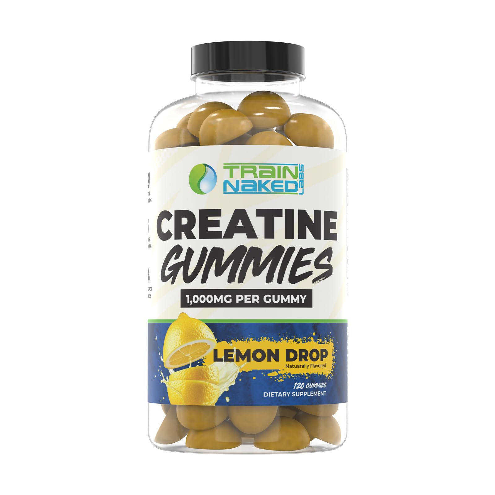 Train Naked Labs creatine gummies lemon drop