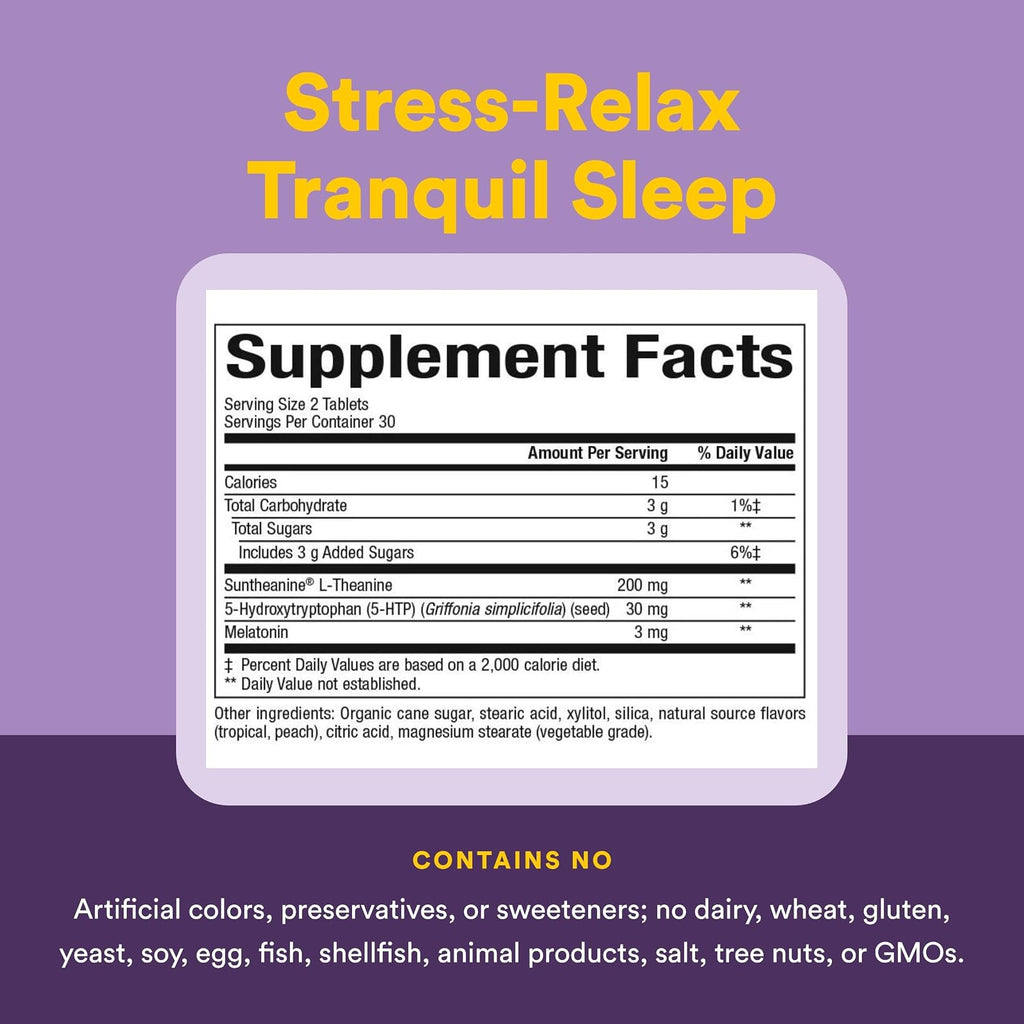 Tranquil Sleep chews for restful nights
