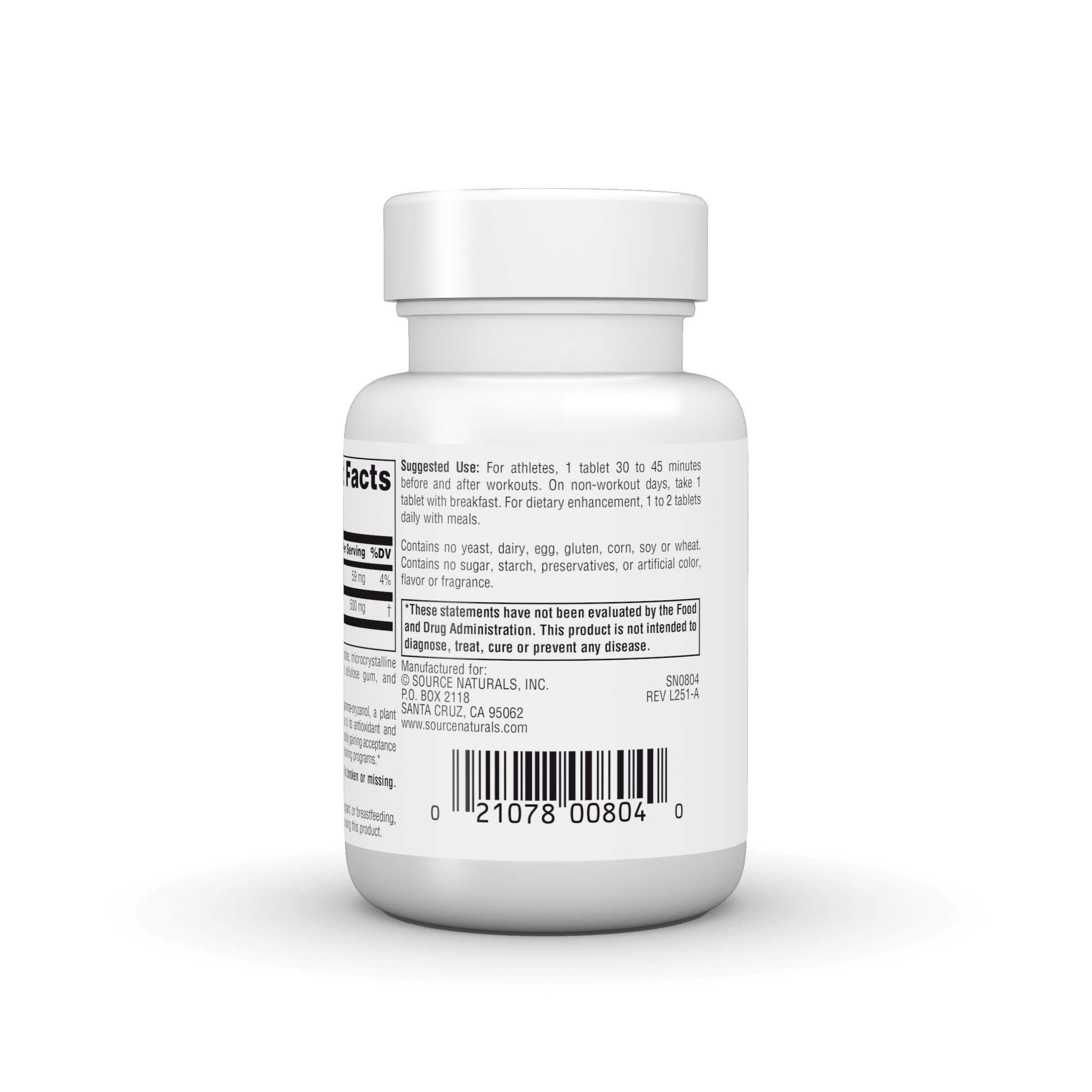 trans-ferulic acid for enhanced recovery