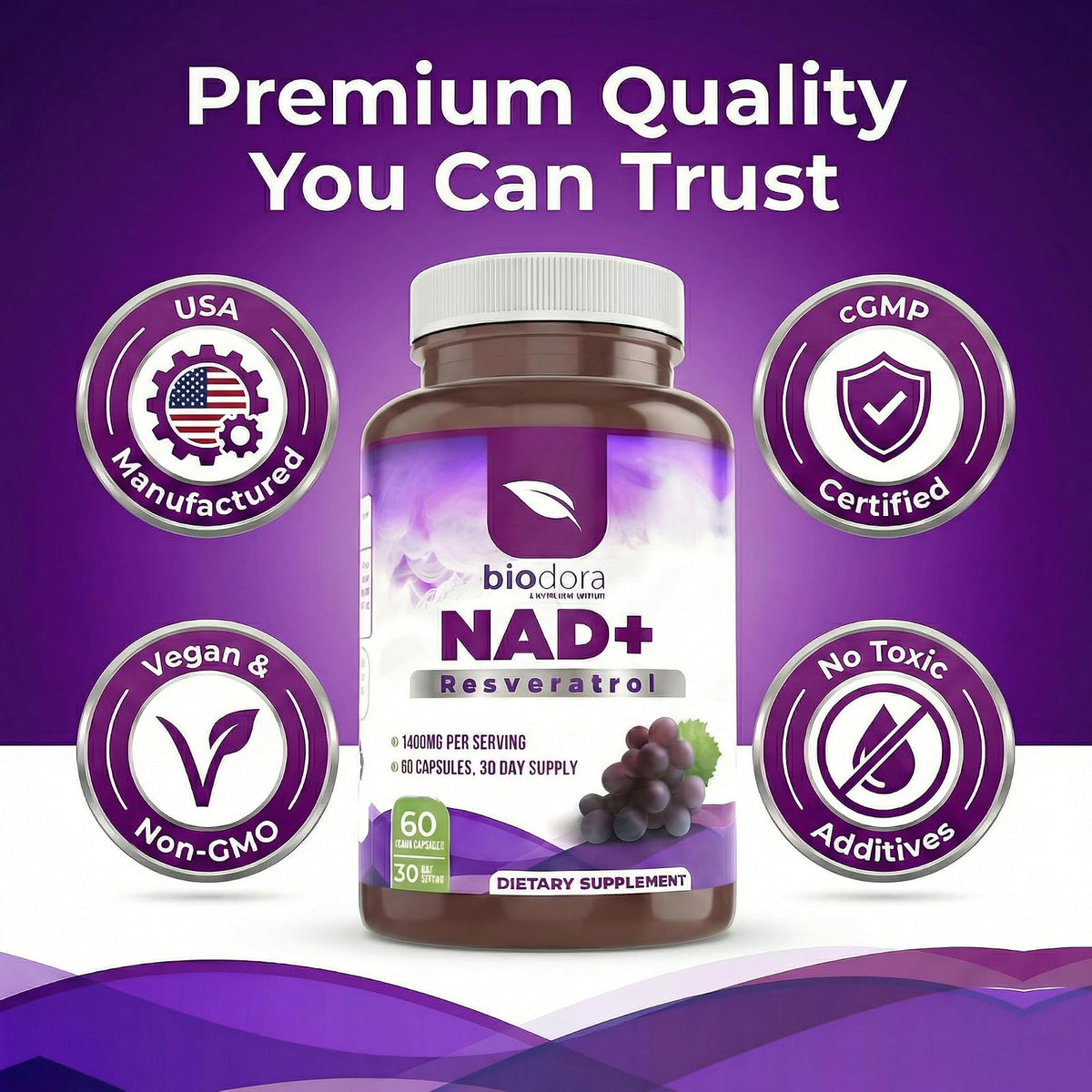 trans-resveratrol antioxidant support