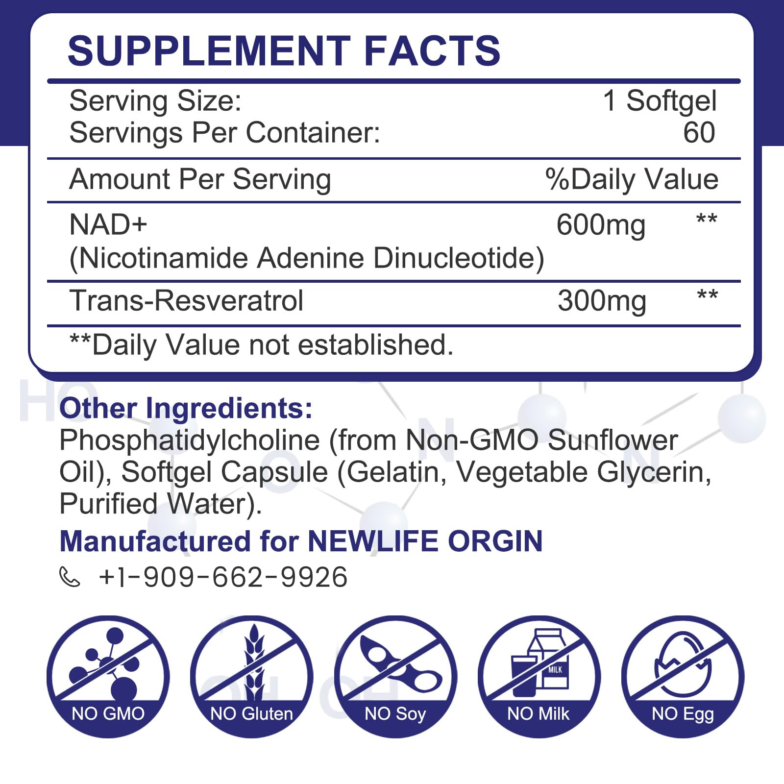 Trans Resveratrol for antioxidant support